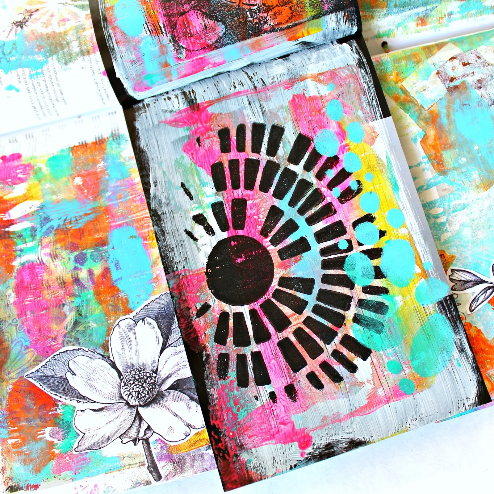Mark Montano: Upcycled Magazine Art Journals and Stencils
