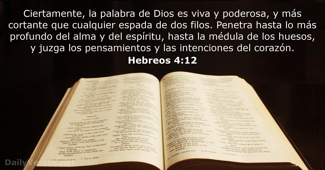 ANTOFAGASTA RELIGIOSA: LA BIBLIA: HEBREOS 4