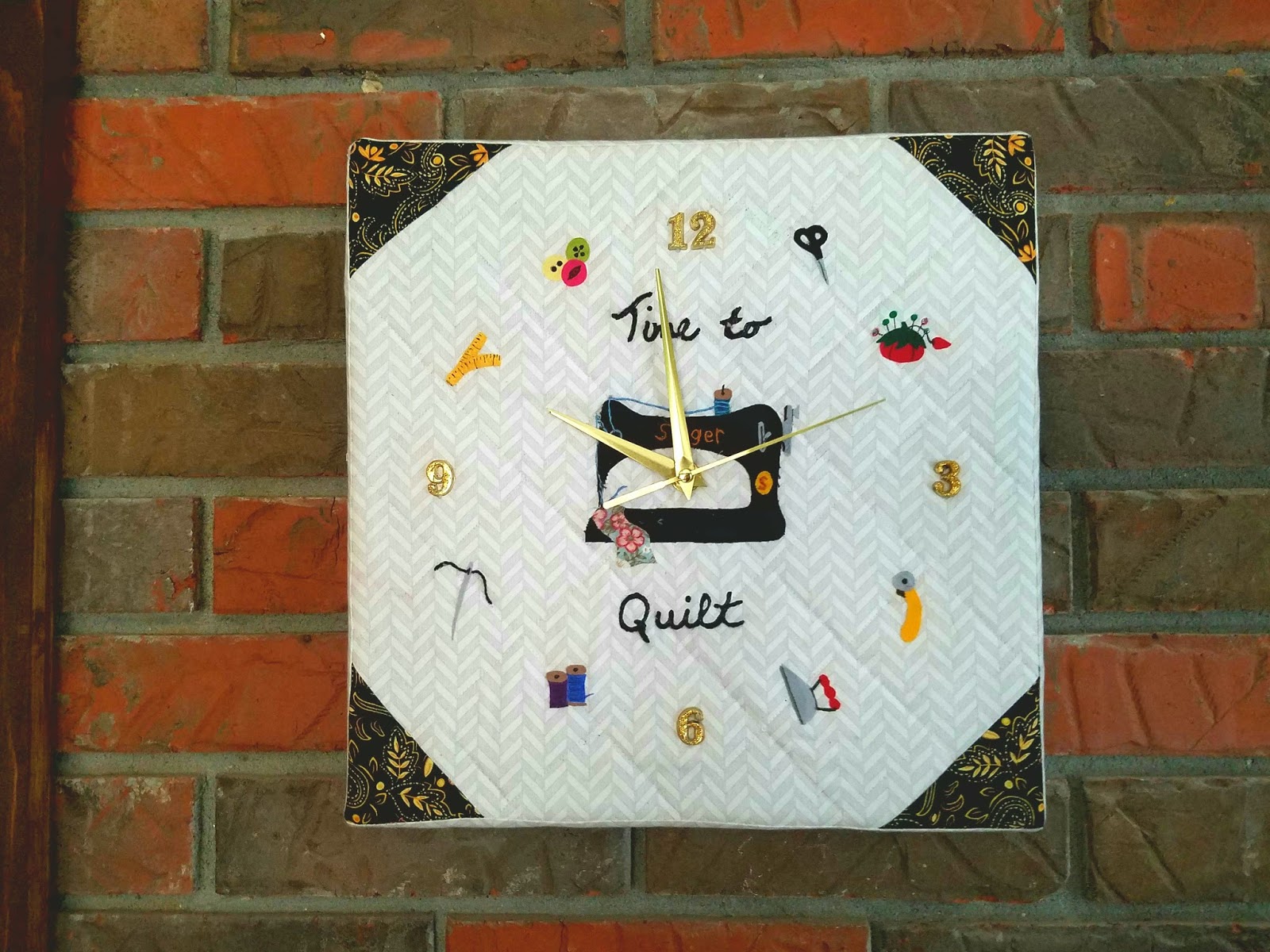 Jane's Quilting: Making a Quilted Clock