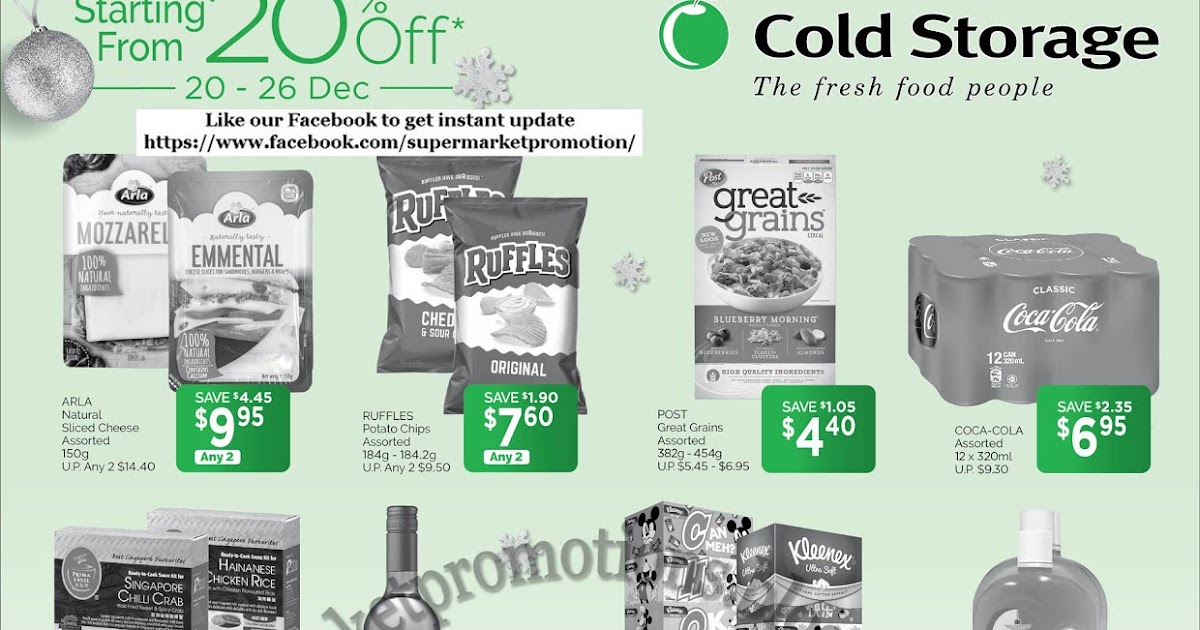 Cold Storage Promotion 20 - 26 December 2019 ~ Supermarket Promotions