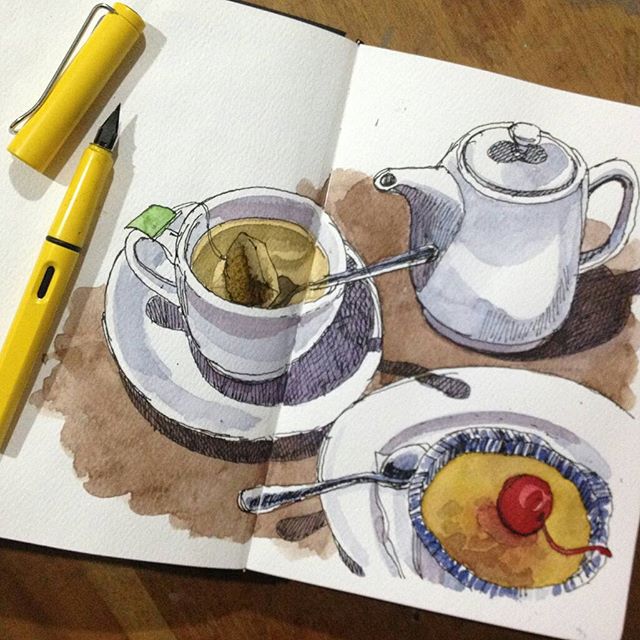 Kumpulan Contoh Gambar Sketsa Makanan - Informasi Masa Kini