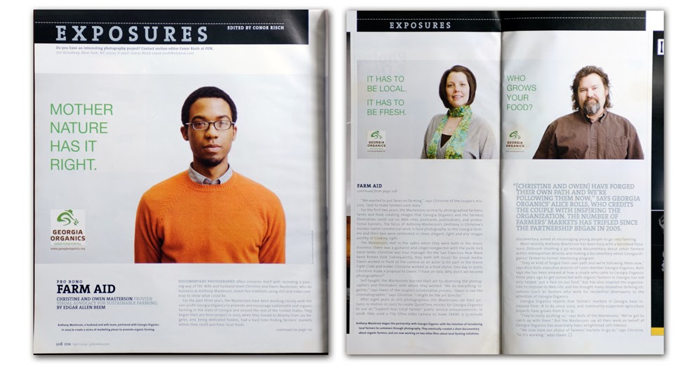 Anthony-Masterson: PDN (Photo District News) Magazine April 2009