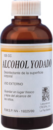 ALCOHOL YODADO SOLUCION | Medicamentos