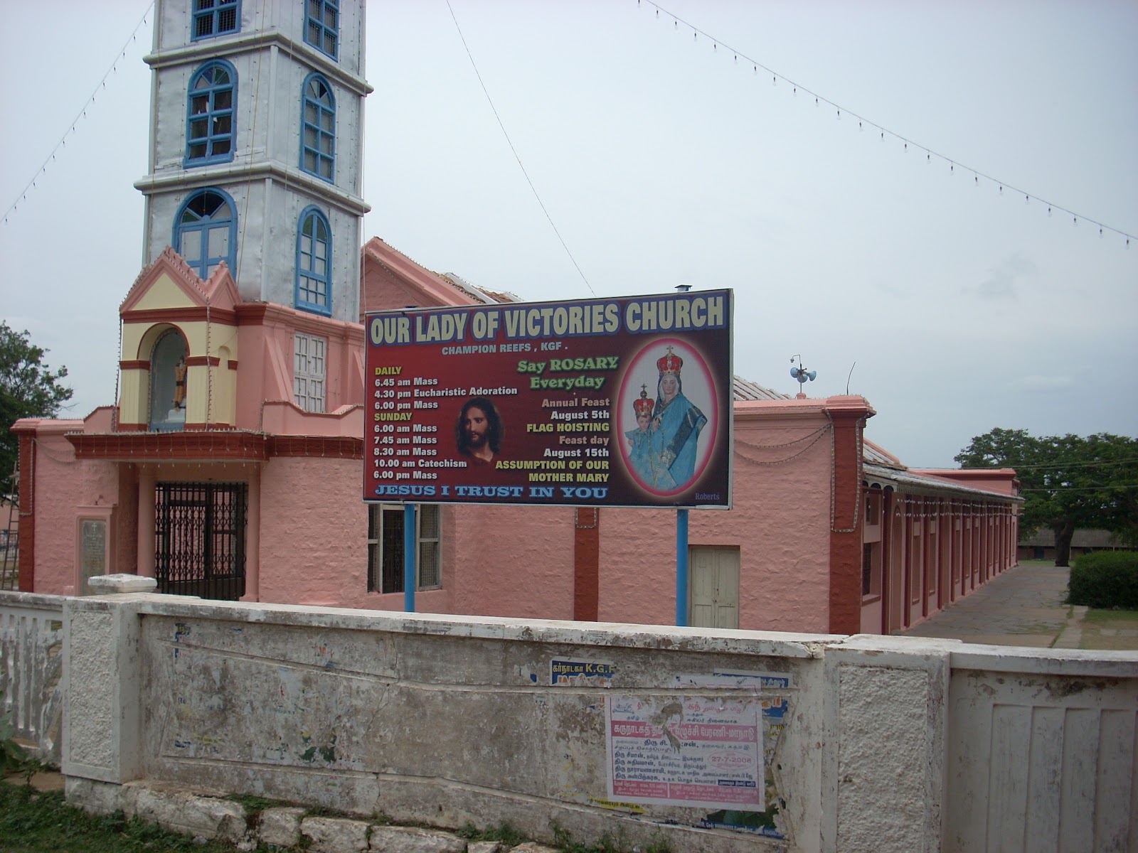 Kolar Gold Fields - NOSTALGIA: A SHORT HISTORY OF OUR LADY OF VICTORIES ...