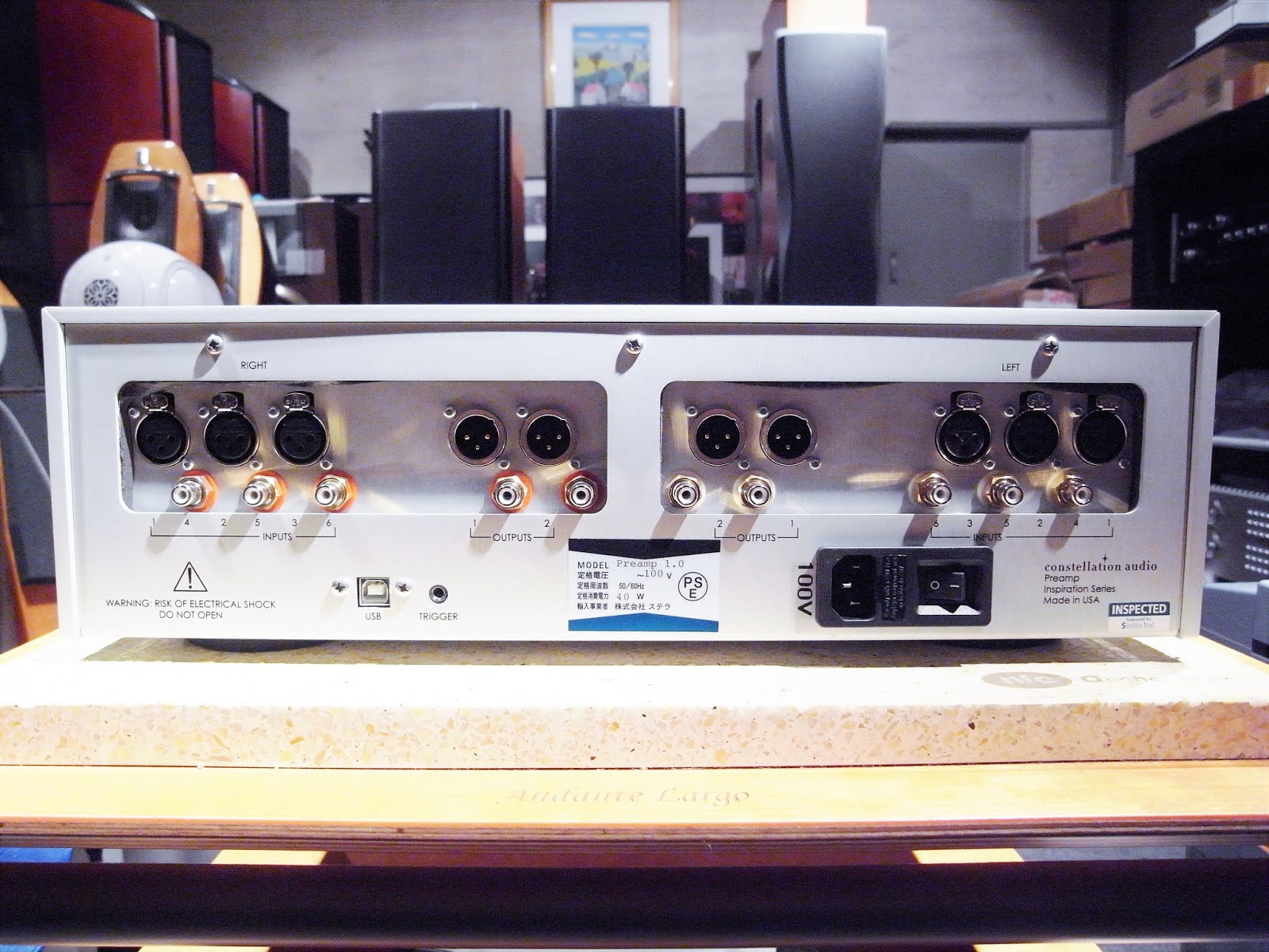 SIS AUDIO BLOG: 中古品情報 CONSTELLATION AUDIO PREAMP 1.0