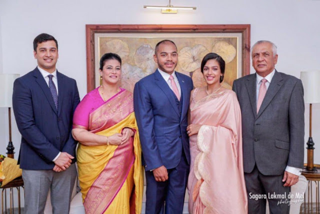 Yoshitha - Nithisha wedding ceremony on Thursday (3) at Galle Face hotel