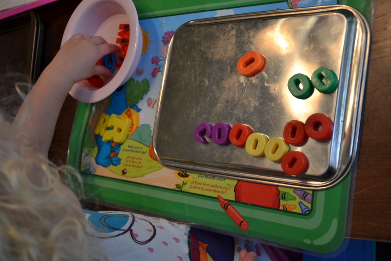Children's Learning Activities: Magnetic Letters: Letter recognition/sort