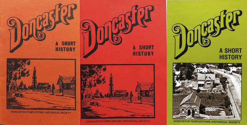 Doncaster Templestowe Historical Society: Doncaster - A Short History ...