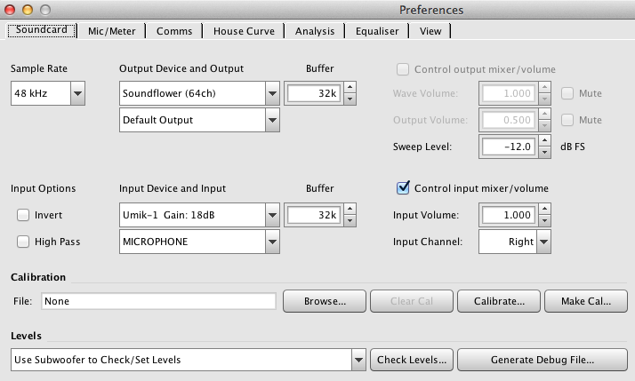 TheSandiway: Room EQ Wizard (REW) on OSX