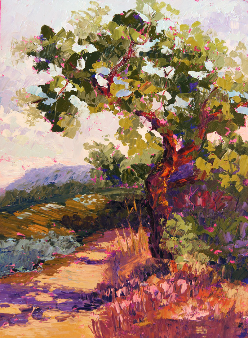 Palette Knife Painters, International: Impressionist Tree Painting ...