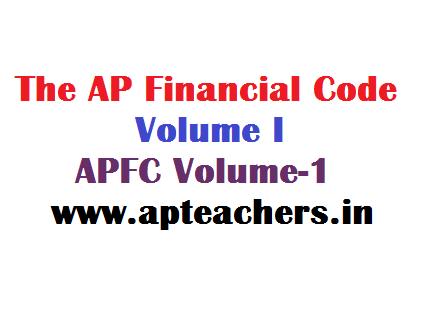 The AP Financial Code Volume I The Andhra Pradesh Financial Code APFC ...