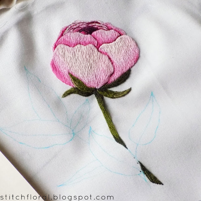 Needlepainting for Beginners: Story of Peony - Stitch Floral