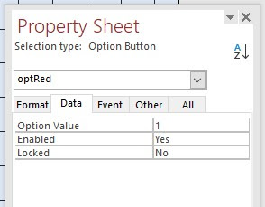 Microsoft Access Tips: Programming Access Option Groups with VBA