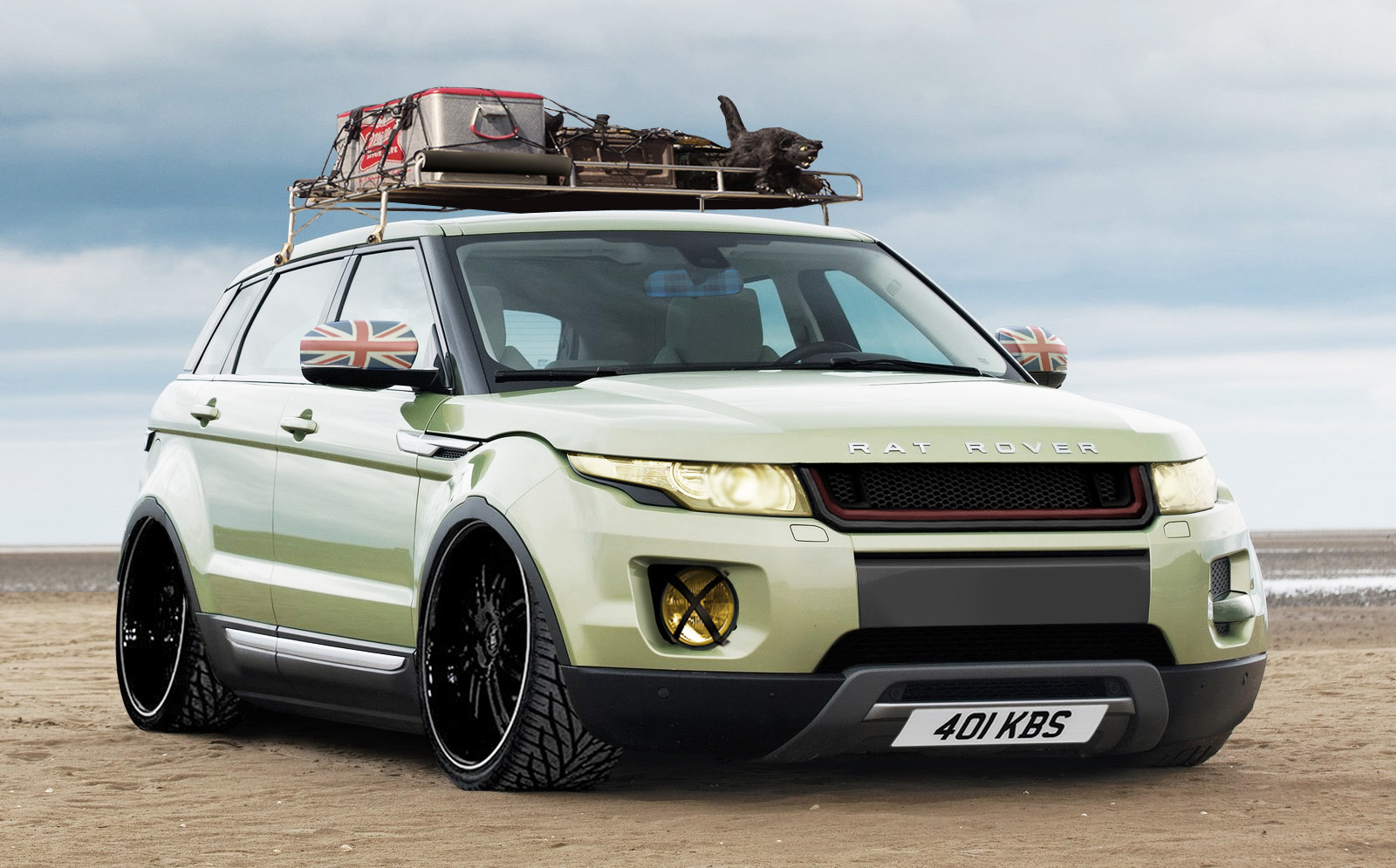 PROJEÇÃO: Range Rover Evoque RAT ROD | Auto Projeções