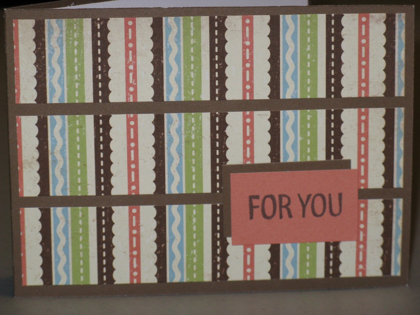 Heart and Home Papercrafters: Cards made with 3 strips of patterned paper