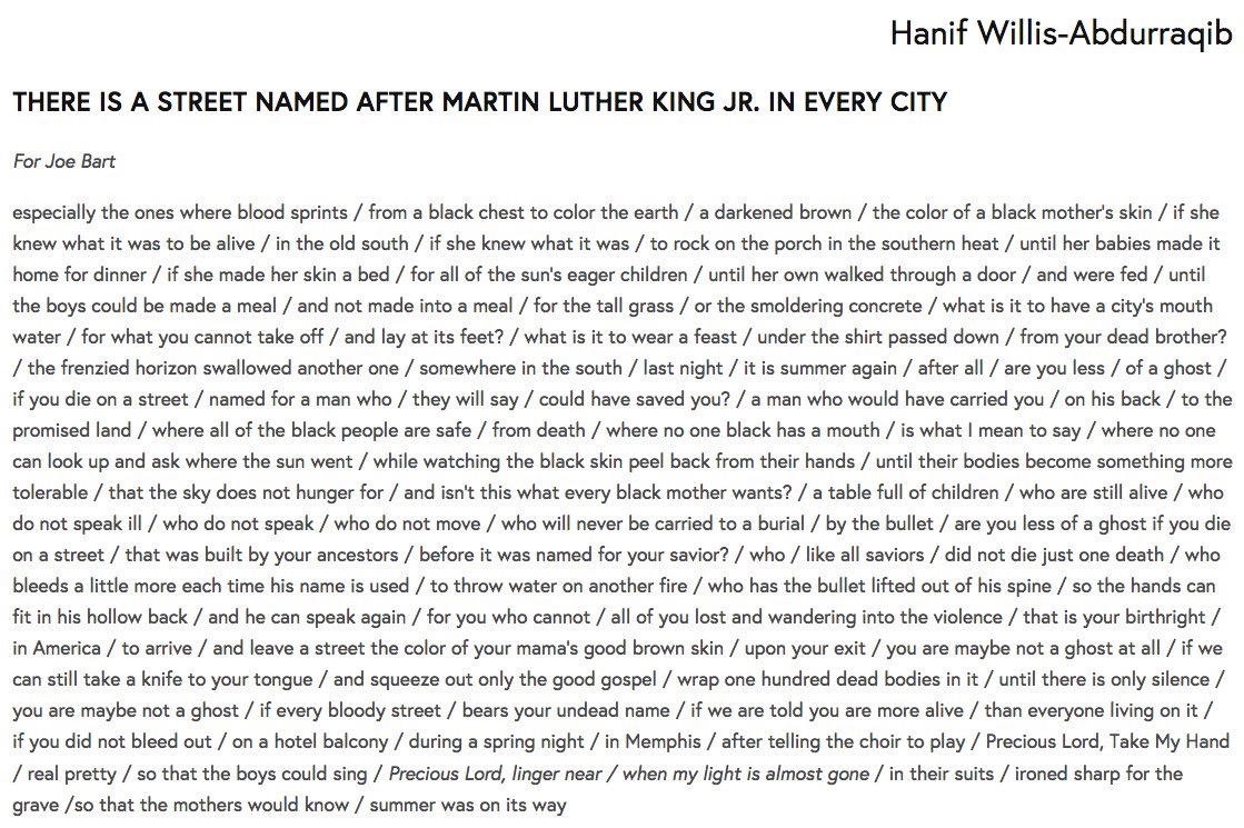 My Current Favorite Poems - This Is Noelle