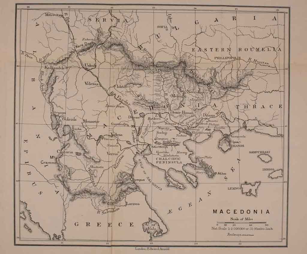 NY Times described Macedonia's borders in 1895
