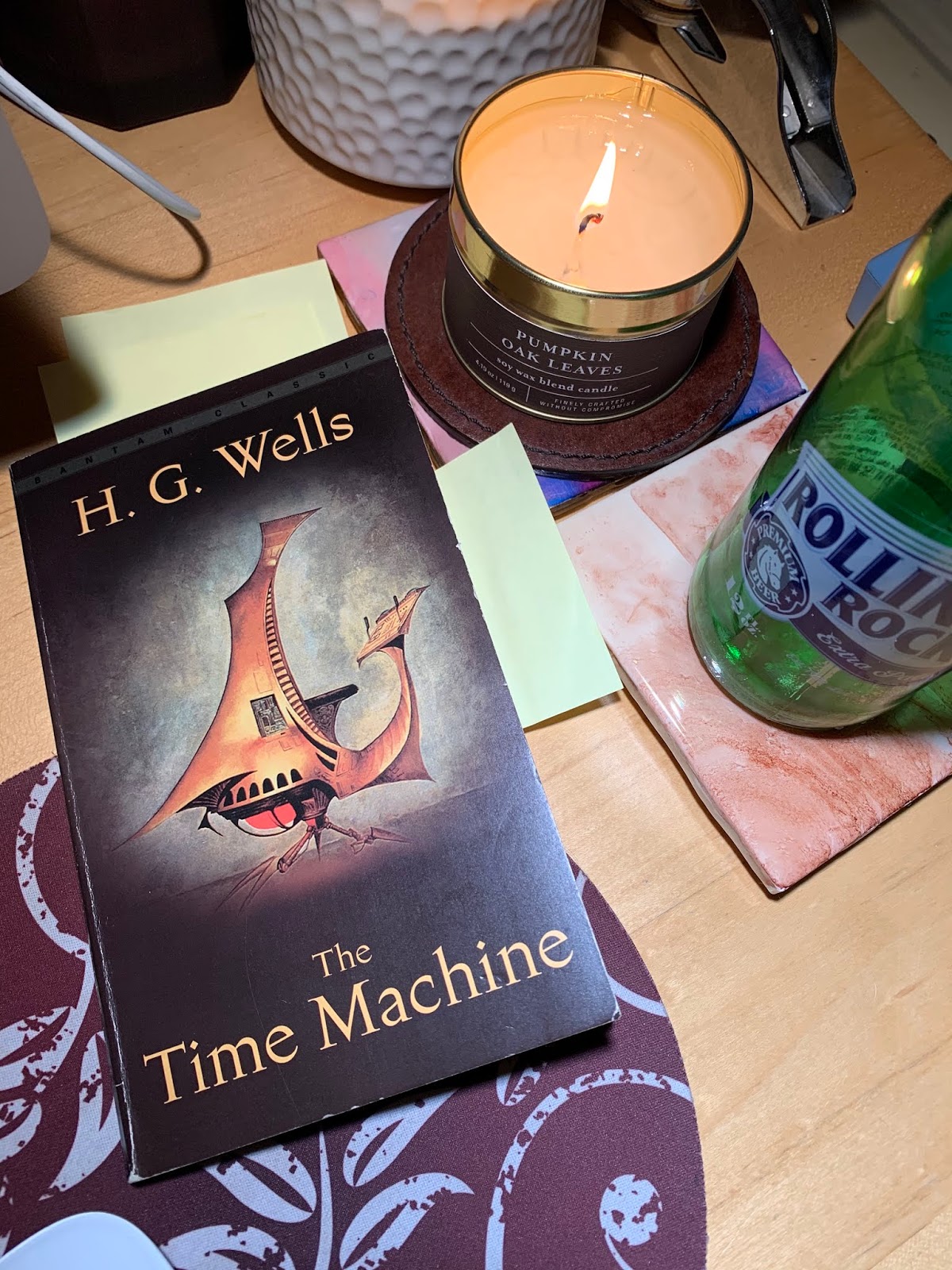"The Time Machine" by H.G. Wells (published 1895)