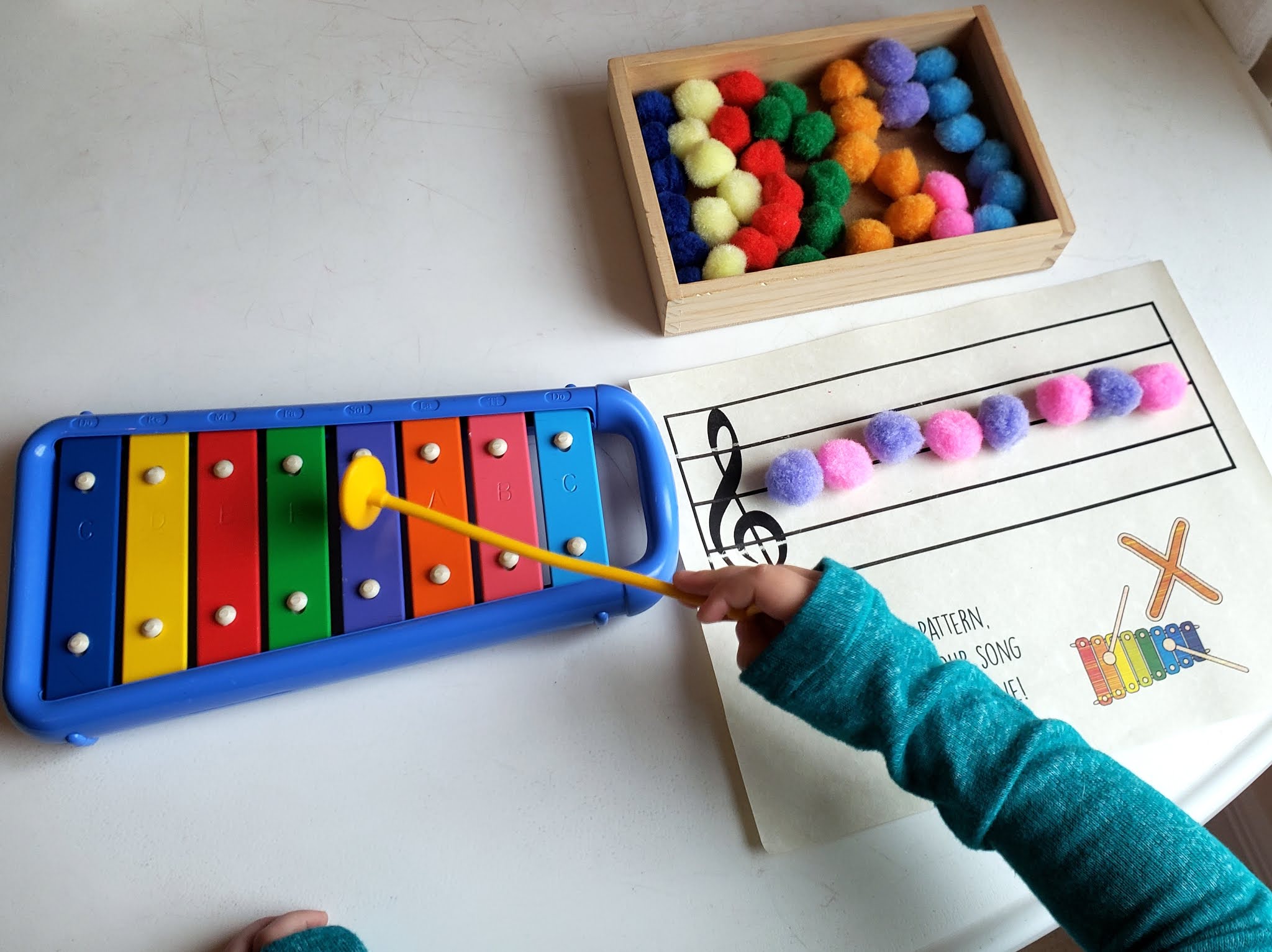 Mom's Tot School: X is for Xylophone!