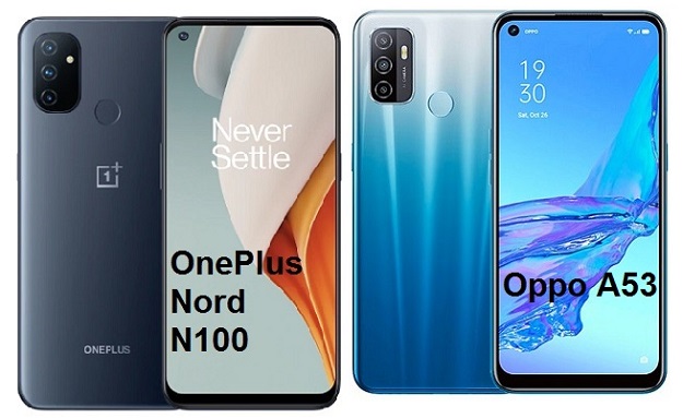 OnePlus Nord N100 Vs Oppo A53 Comparison