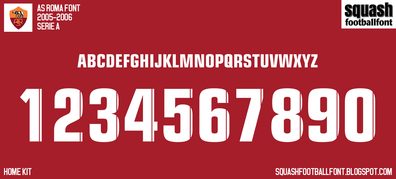 SFF: AS Roma 2005-2006 Font