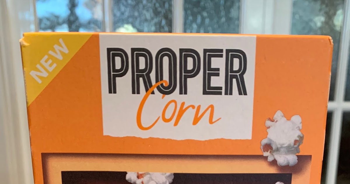 FOODSTUFF FINDS: Proper Corn Microwavable Cinnamon Popcorn (Asda) By ...
