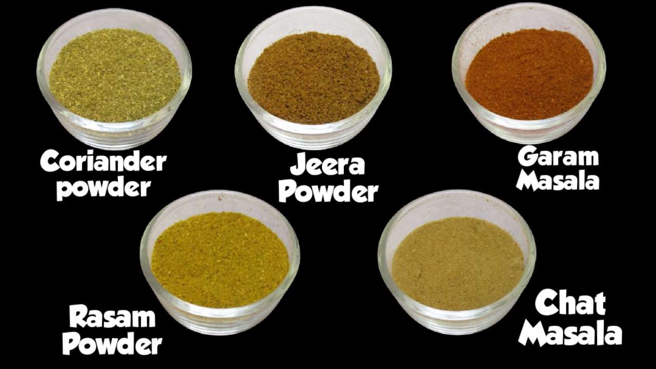 Homemade Masala Powders