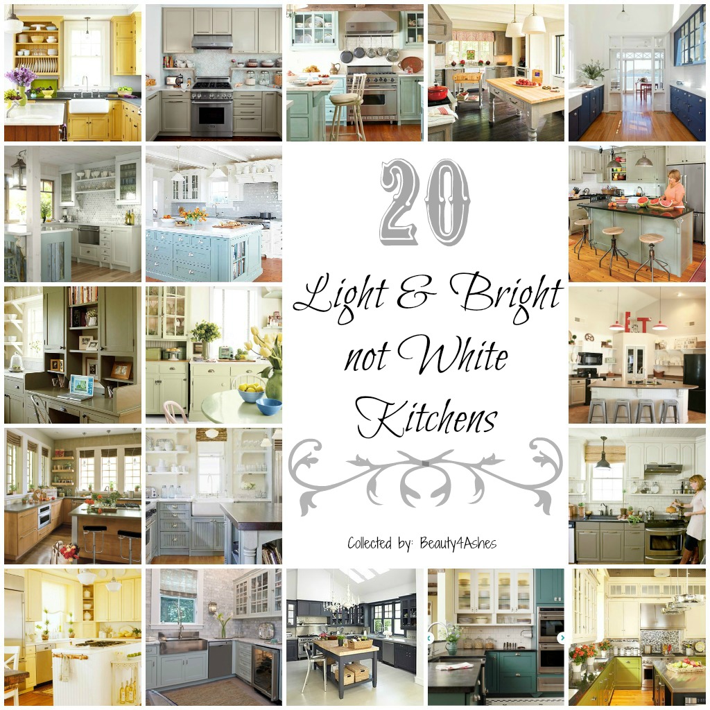 Beauty 4 Ashes: 20 Light and Bright but NOT White Kitchens