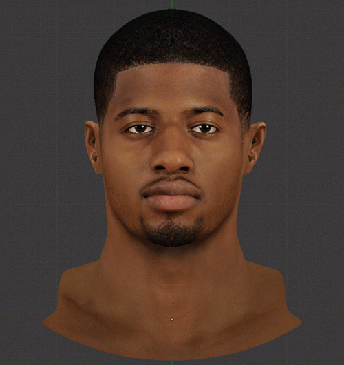 Paul George Forehead