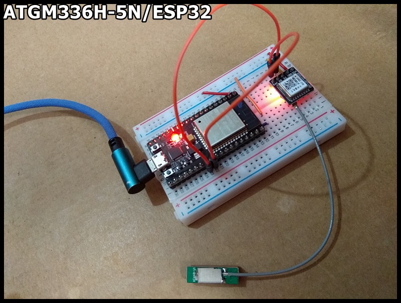 Arduino-er: ATGM336H-5N/ESP32, read GPS position using TinyGPS++
