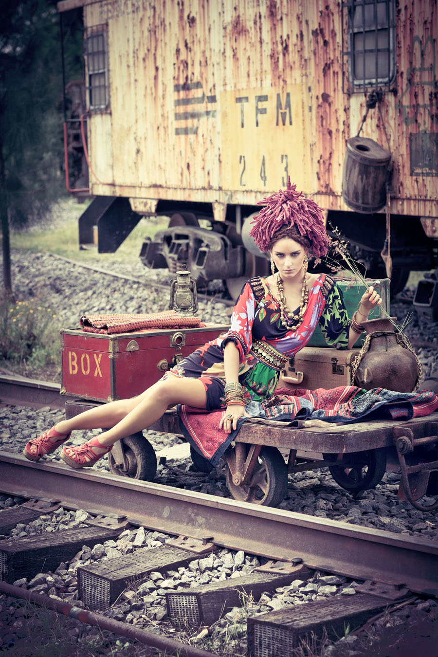 MxNTM Cycle 2 11th Episode : Gypsies on a Train Photo Shoot - MforModels