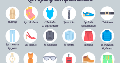 Vocabulario de la ropa