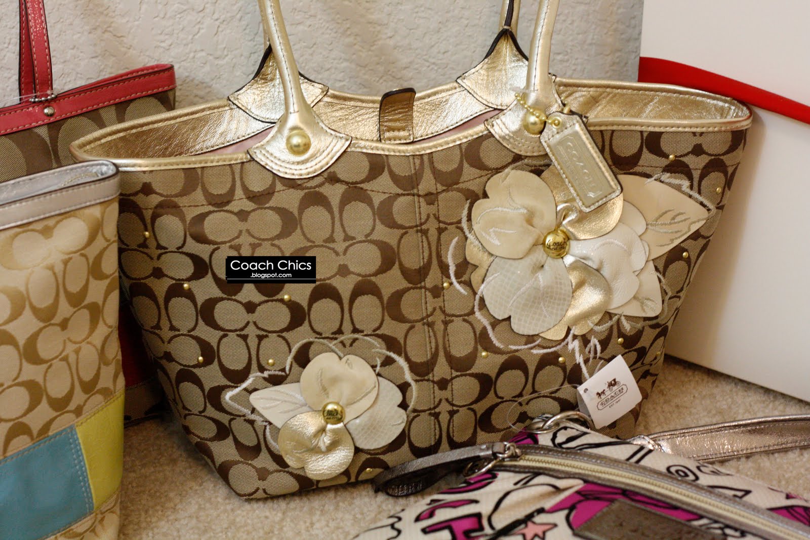 Coach Chics: New Coach Collection- Coach Blecker Floral Tote