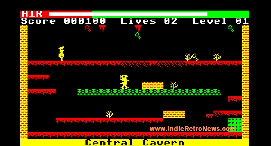 Indie Retro News: Manic Miner - A great classic as an 8-bit game for the Acorn Electron