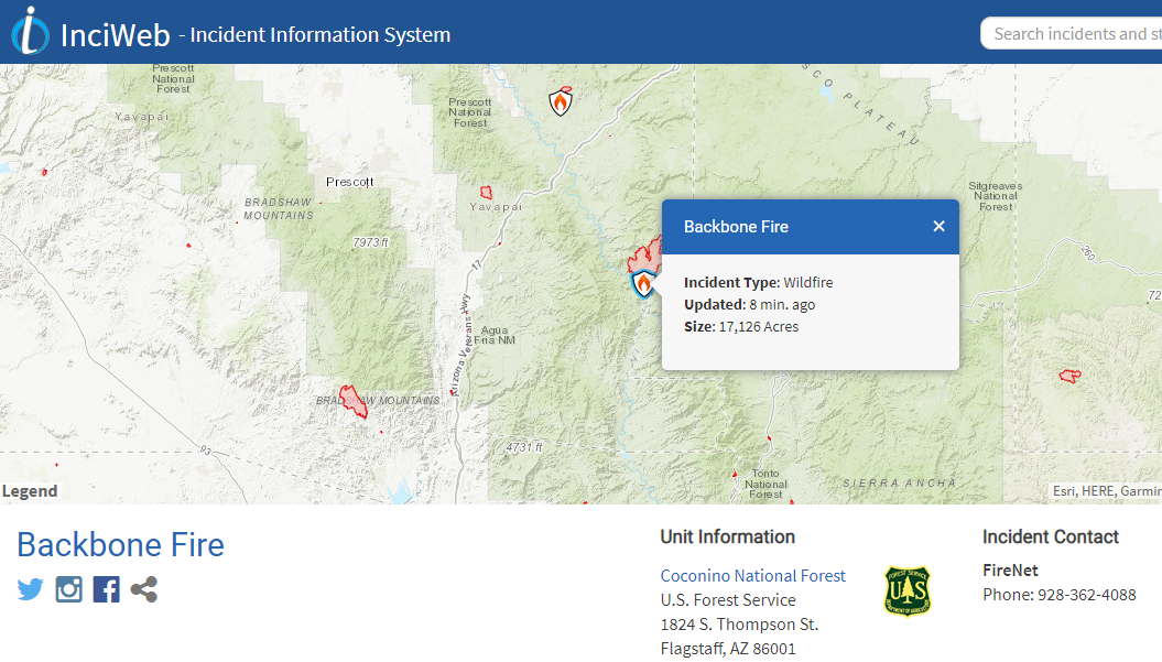 The Backbone Fire: Archived updates for The Backbone Fire
