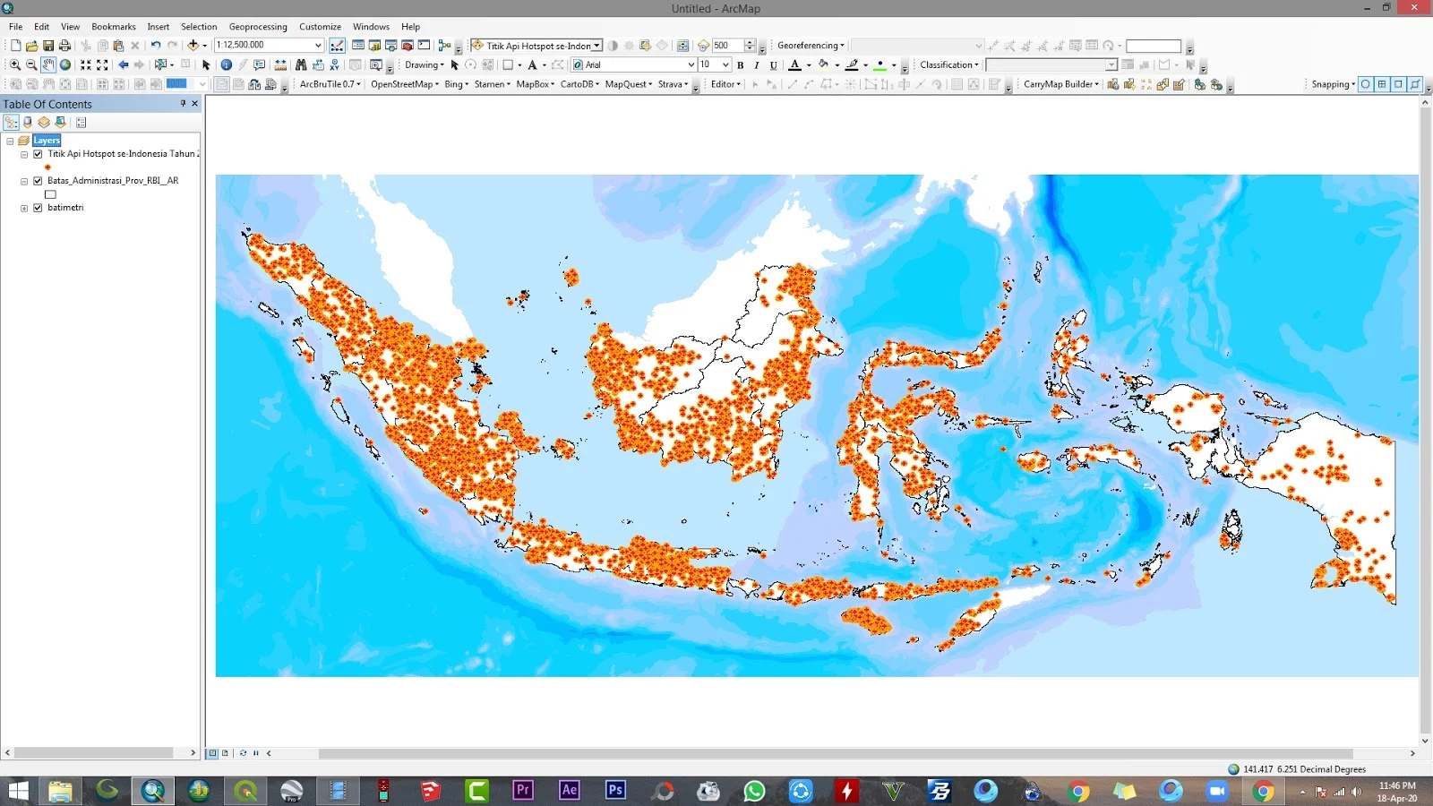 √ Download Shapefile Titik Api Hotspot Seluruh Indonesia - INDONESIA ...