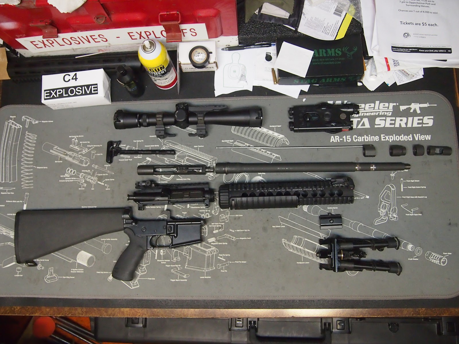 Mister Donut's Firearms Blog: Mk12 Mod 1 rebuild and an M16A4 clone as ...