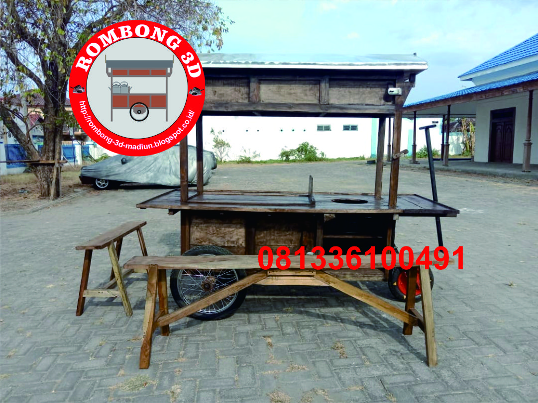 ROMBONG / GROBAK / GEROBAK 3D: ANGKRINGAN KLASIK BISA DI TARIK MOTOR
