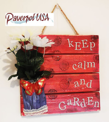 Paverpol USA : Upcycled Vase of Flowers with Paverpol