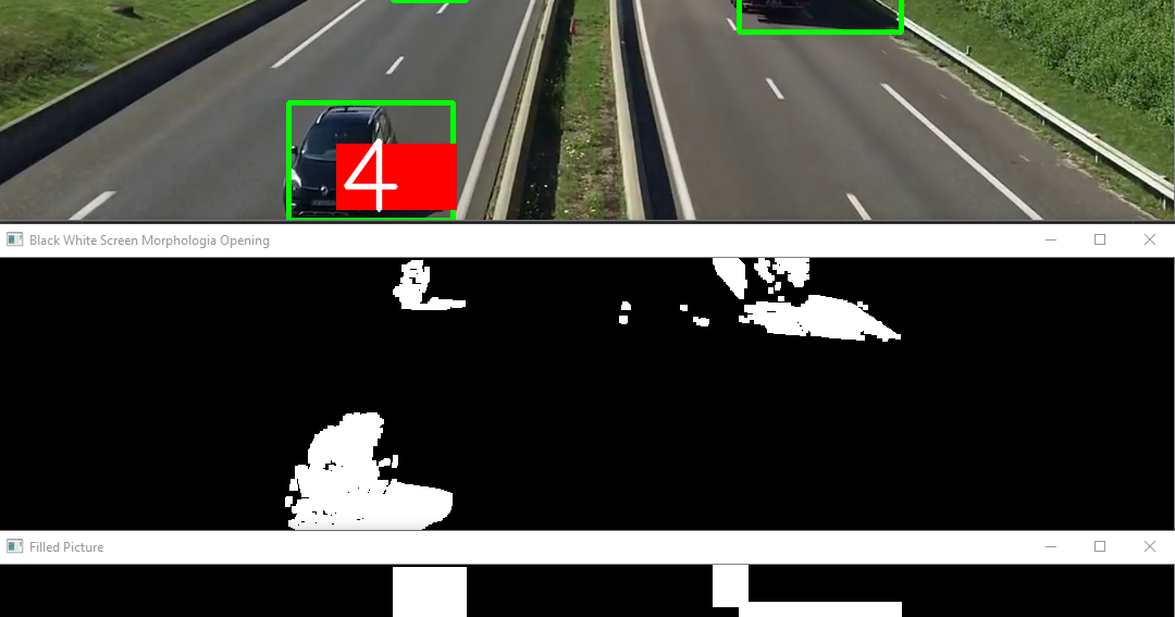 Caner Ezeroğlu: Counting car in Traffic Flow with OpenCV Python