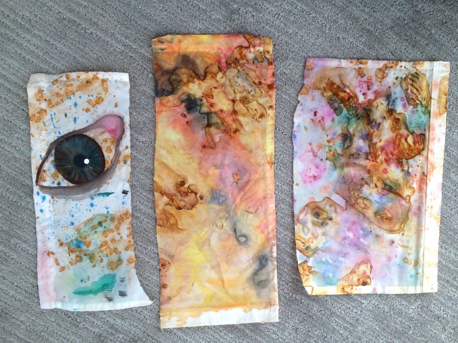 The Speckled Sink: Rust Printed Identity Banners