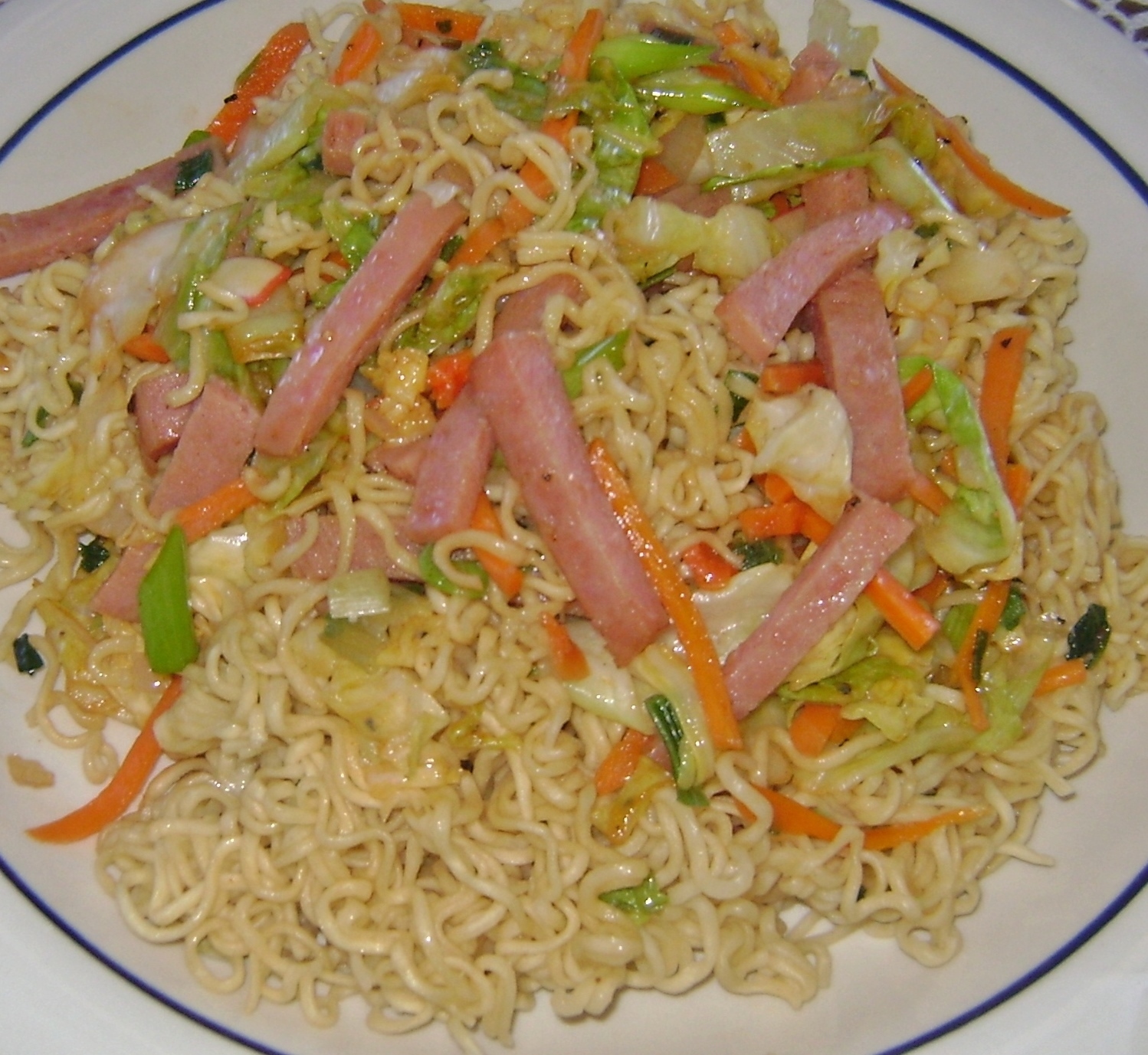 119 Spam Fried Ramen Noodle | TasteeCooks Recipes