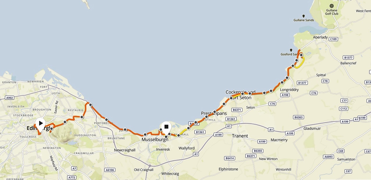 best part of the day: Edinburgh Marathon 2019