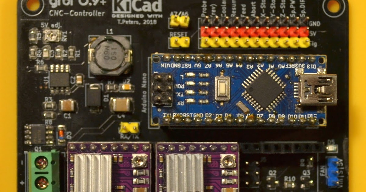 Strömlinge: DIY GRBL 0.9+ board for Arduino Nano