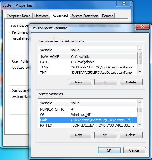 Tech Talks Setting Up Javahome And Path Environment Variables In Windows 7