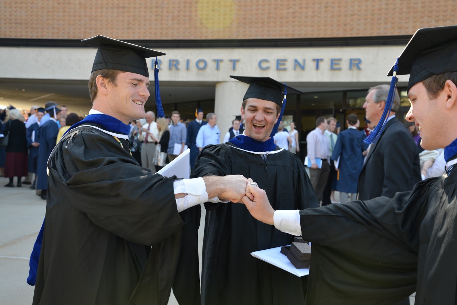 Aaron and Caroline: Aaron graduated from BYU!