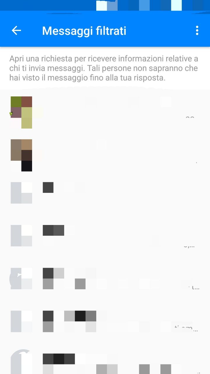 Facebook: come controllare le richieste di messaggi su Messenger in Android