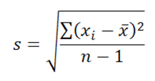 John the Math Guy: Standard deviation - why the n and n-1?