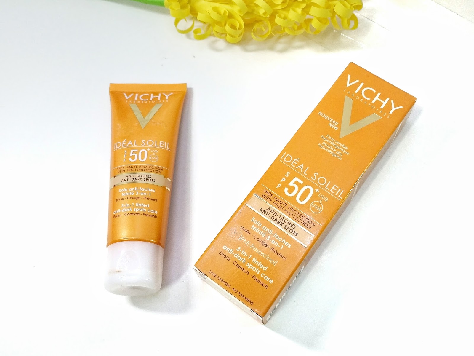 Fayhalicious: Vichy | Ideal Soleil 3-in-1 Tinted Anti-Dark Spots Care ...