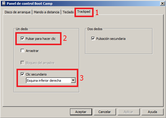 Pantallazos.es: Mac Boot Camp: Configurar Ratón y Teclado en Windows.